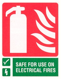 Fire Extinguisher / Safe for use on electrical fires